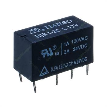 رله مخابراتی تیانبو 12ولت 12 آمپر 8 پایه TIANBO HJR1-2C L-12V - رله 12 ...