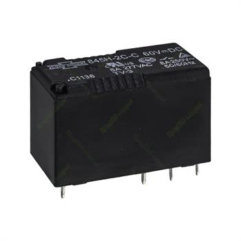 رله کتابی سانگ چوآن 60 ولت 8 آمپر 8 پایه SONG CHUAN 845H-2C-C - 845H-2C ...